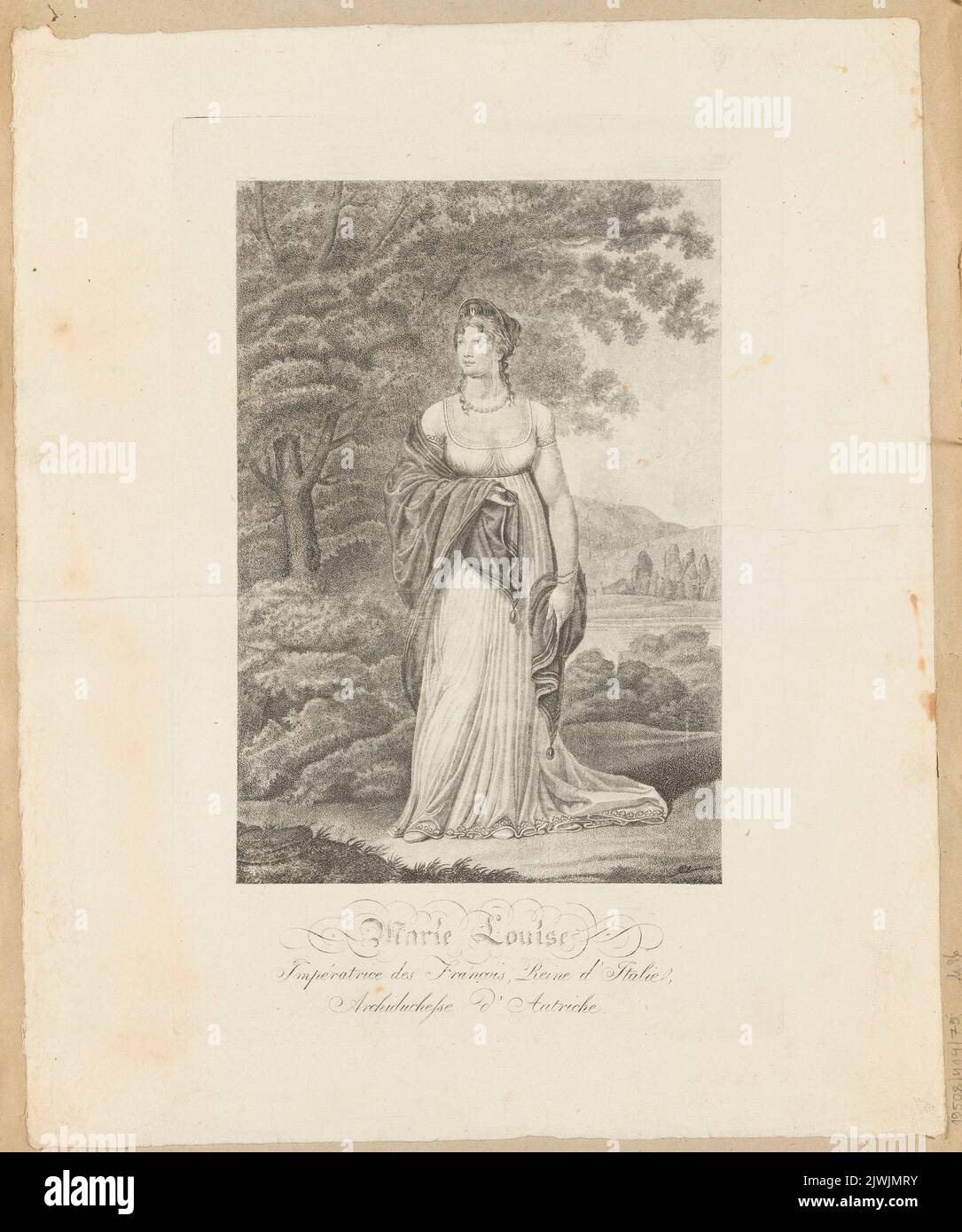 Empress Marie Louise. unknown, graphic artist Stock Photo - Alamy