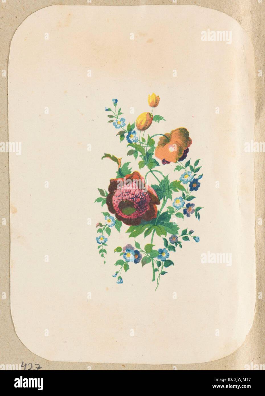 Flowers. unknown, graphic artist Stock Photo - Alamy