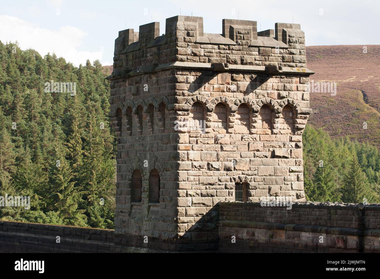 Howden Reservoir reservoir Upper Derwent Valley Derbyshire England ...