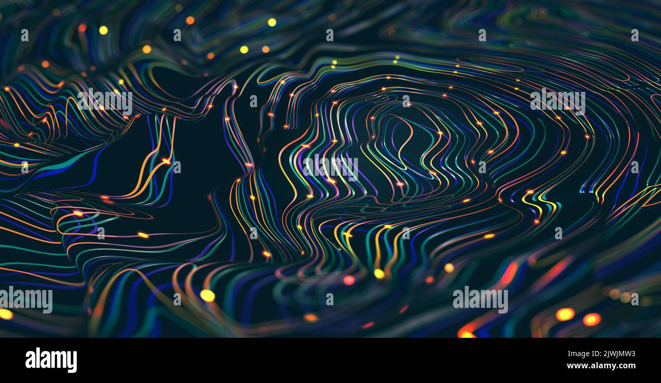 Intertwining streams information cyber hi-res stock photography and ...