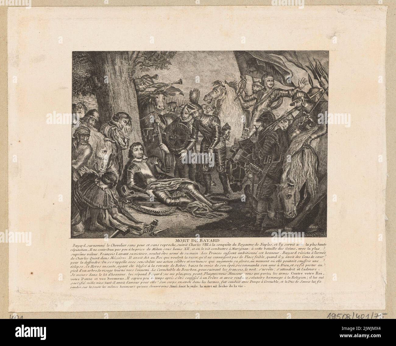 Bayard’s death. unknown, graphic artist Stock Photo - Alamy