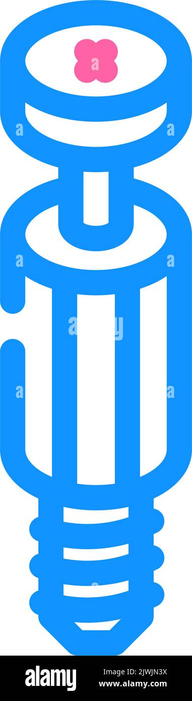 screw metal assembly color icon vector illustration Stock Vector Image ...