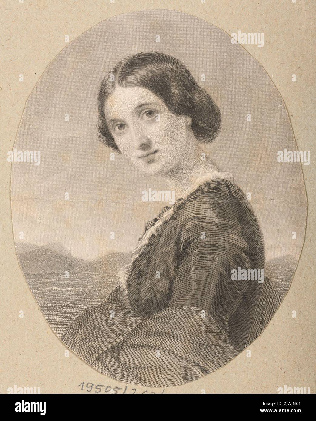 Female portrait. unknown, graphic artist Stock Photo - Alamy
