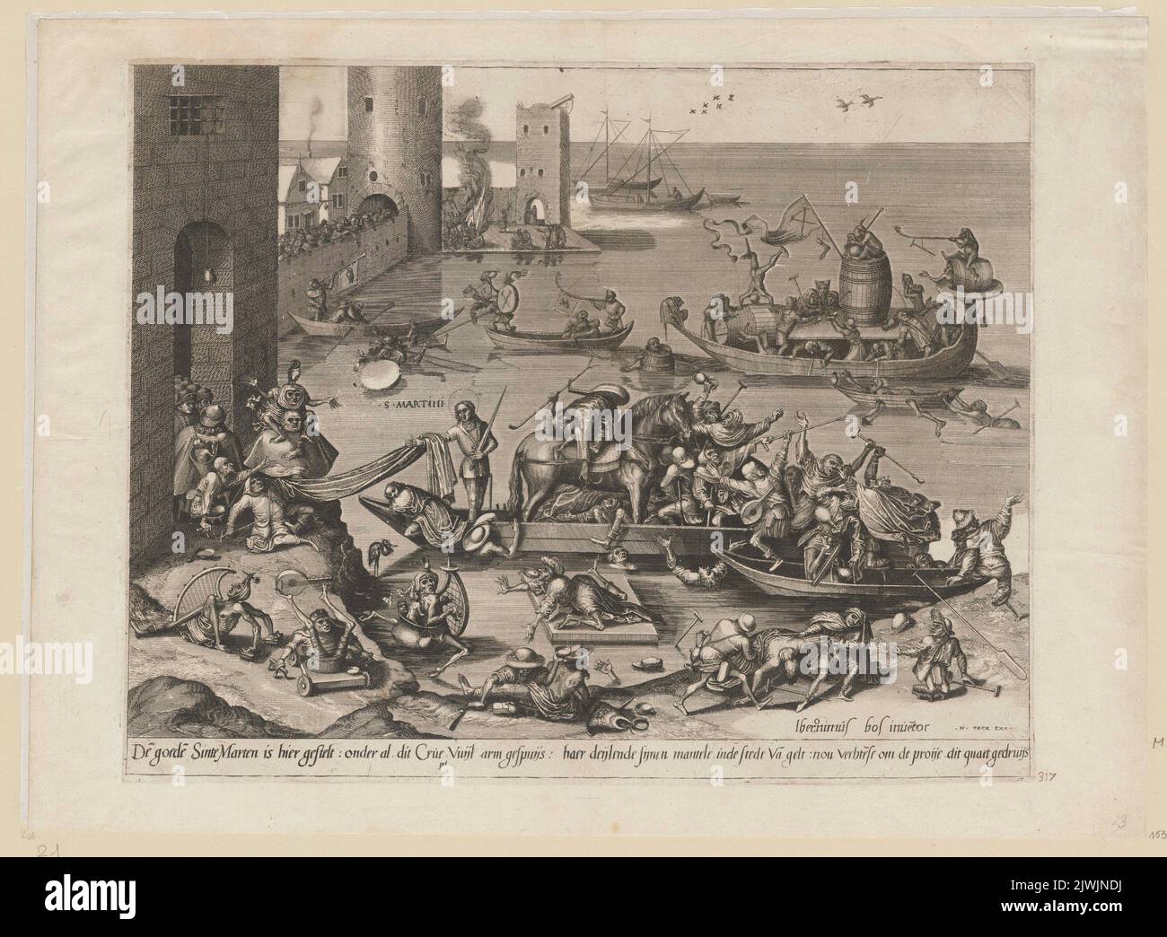 Saint Martin. Doetecum, Lucas van (?-1584/1589), engraver, Doetecum ...