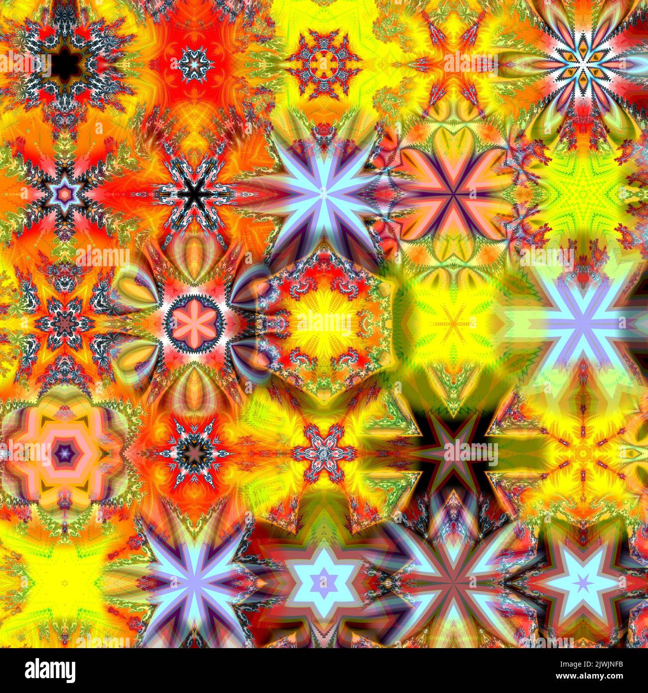 Abstract Computer generated Fractal design. A fractal is a never-ending ...