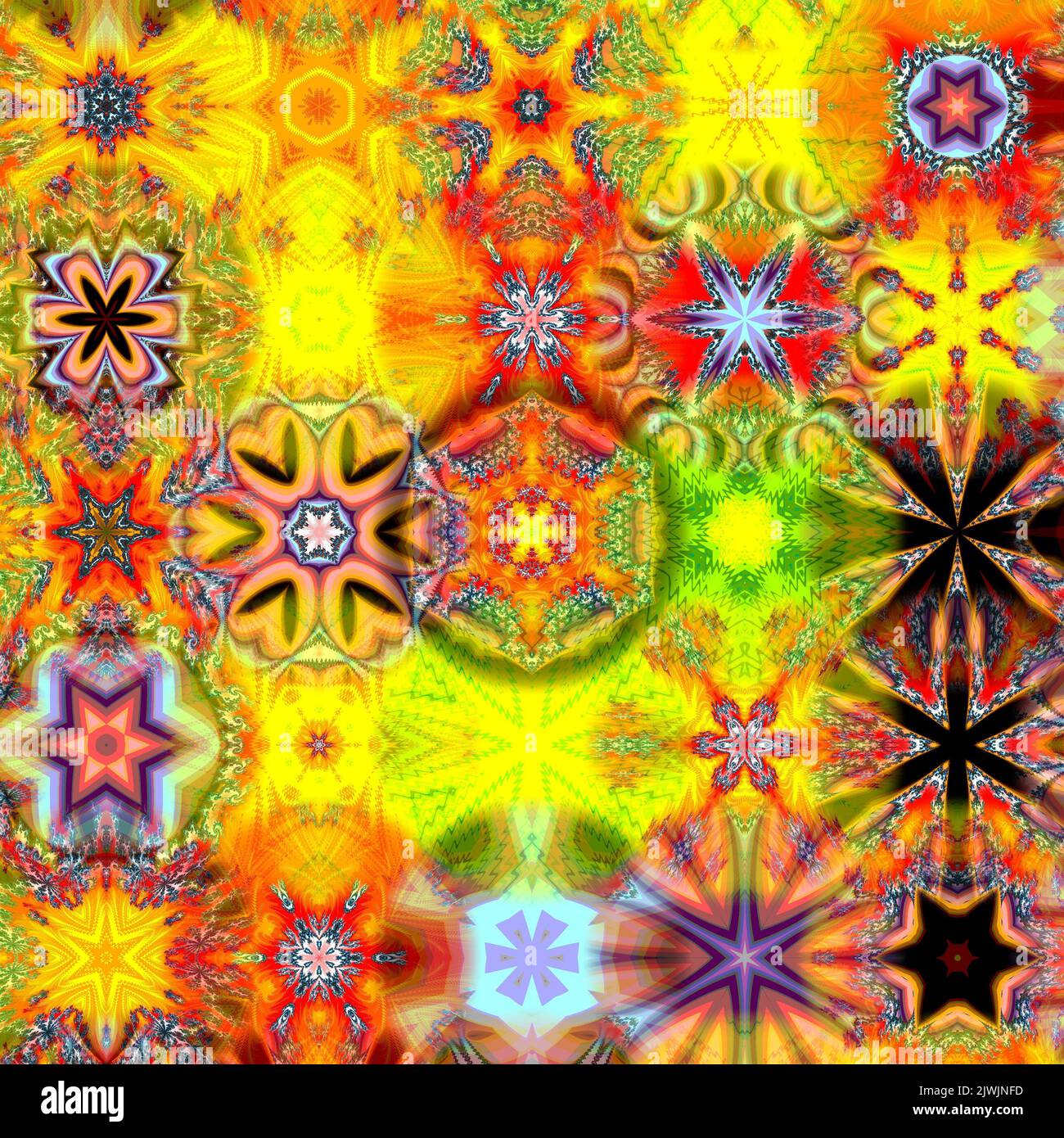Abstract Computer generated Fractal design. A fractal is a never-ending ...