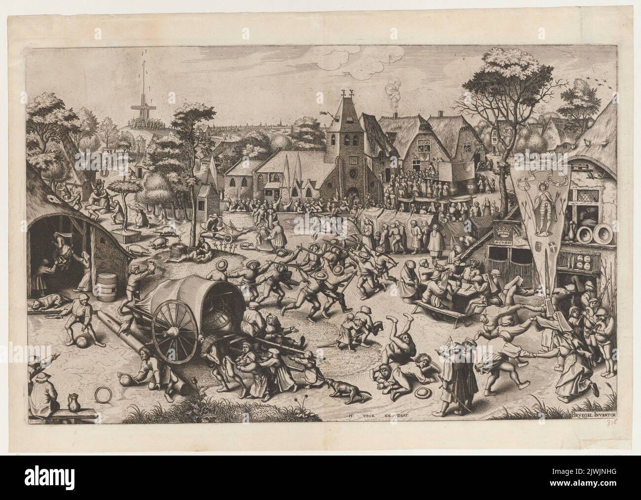 The Fair of St. George (Fair on the Feast of St. George). Bruegel ...