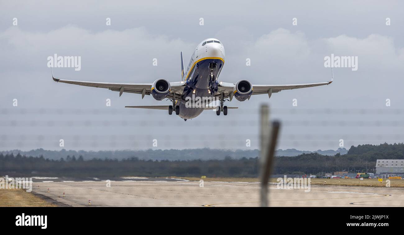 Bournemouth airport runway hi-res stock photography and images - Alamy
