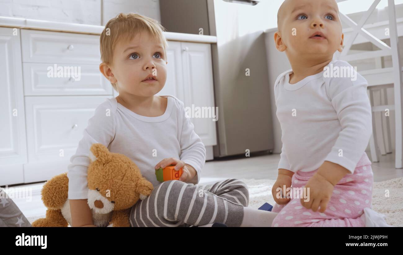 Boy teddy rug hi-res stock photography and images - Alamy