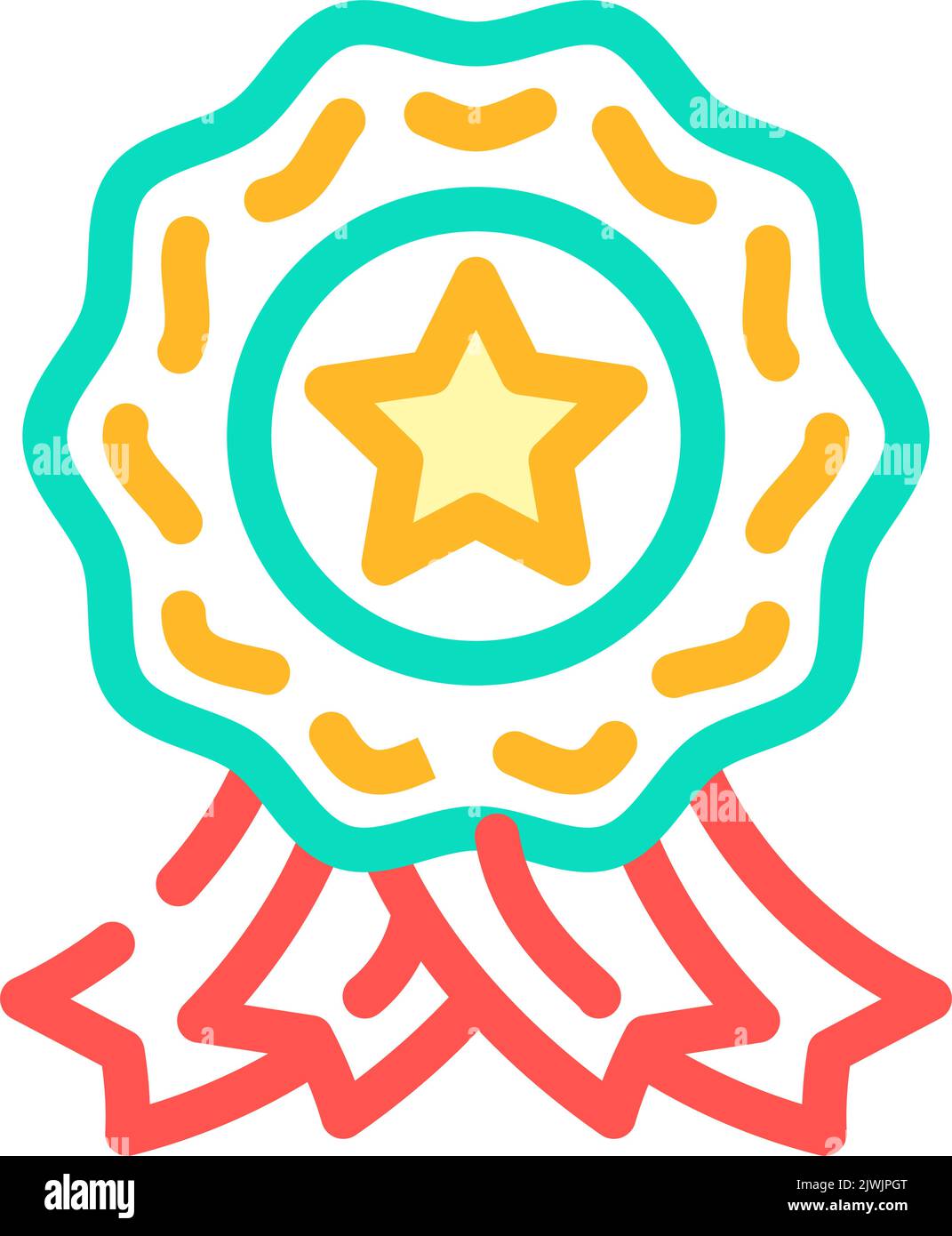 reliable business ethics color icon vector illustration Stock Vector ...