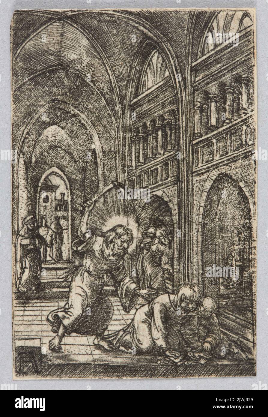 Christ Driving the Merchants from the Temple. Altdorfer, Albrecht (ca ...