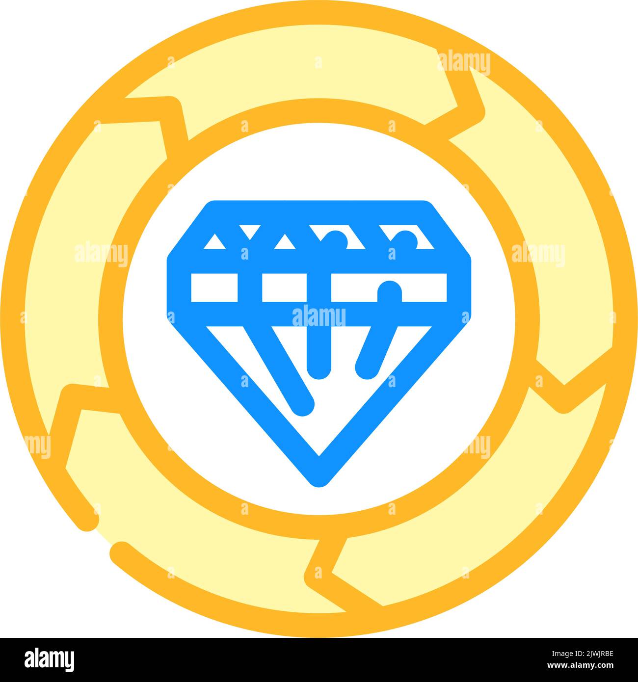 value business ethics color icon vector illustration Stock Vector Image ...