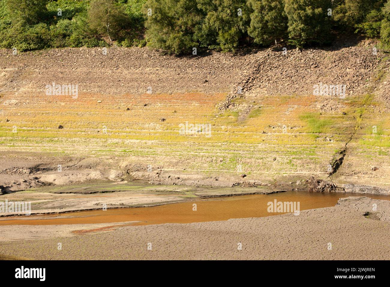Howden Reservoir reservoir Upper Derwent Valley Derbyshire England ...