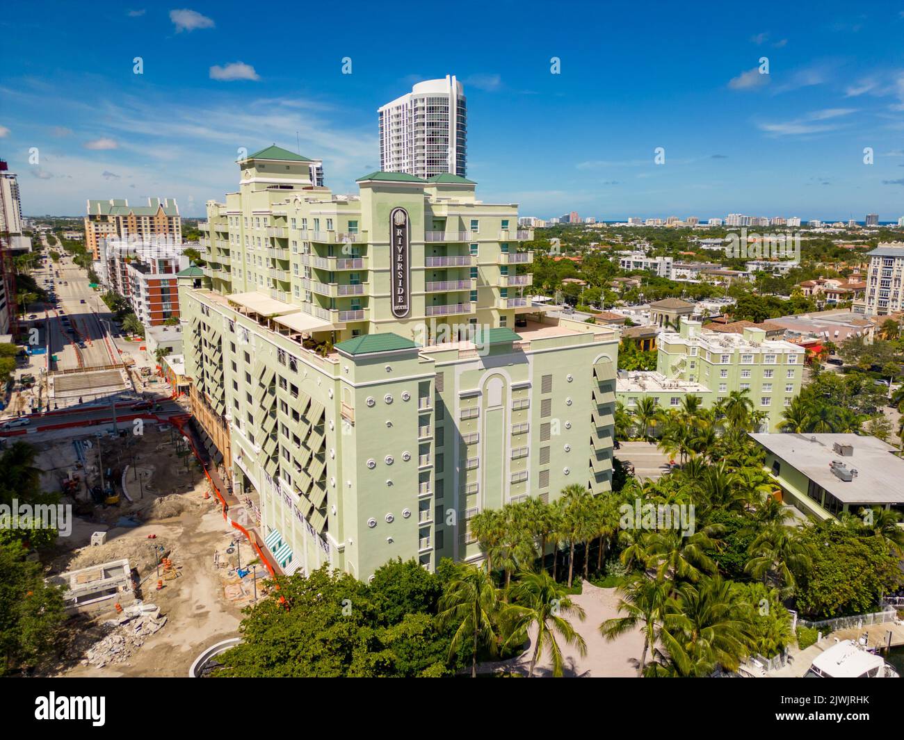 Fort Lauderdale, FL, USA - September 3, 2022: Aerial photo of the ...