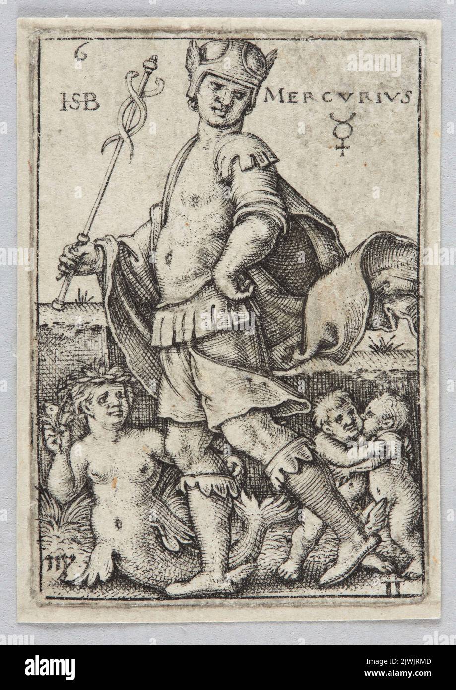 The Mercury, from the cycle: The Seven Planets. Beham, Sebald (1500 ...