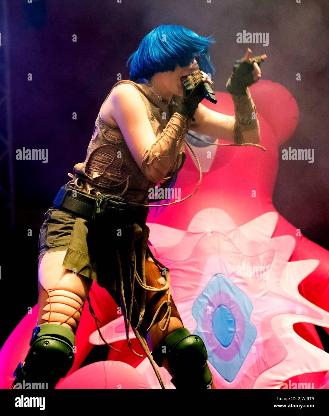 Ashnikko at the Reading festival 2022 photo by Mark Anton Smith Stock ...