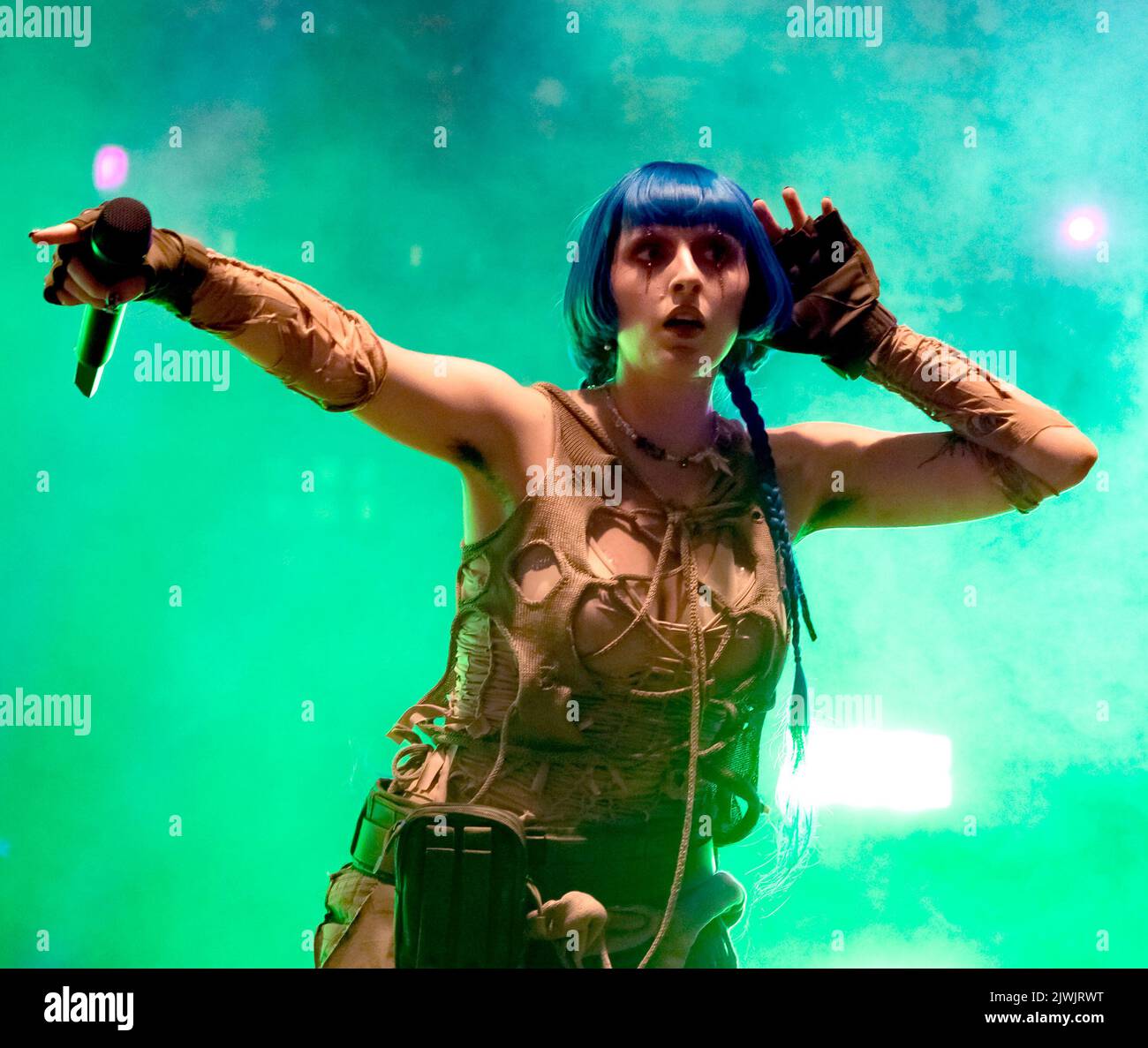 Ashnikko at the Reading festival 2022 photo by Mark Anton Smith Stock Photo - Alamy