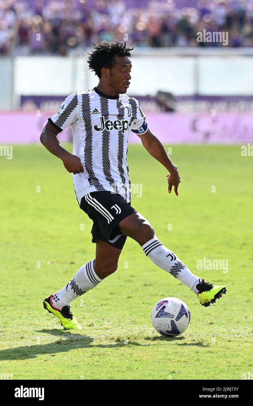 Florence, Italy. 03rd Sep, 2022. Cuadrado in action during ACF ...