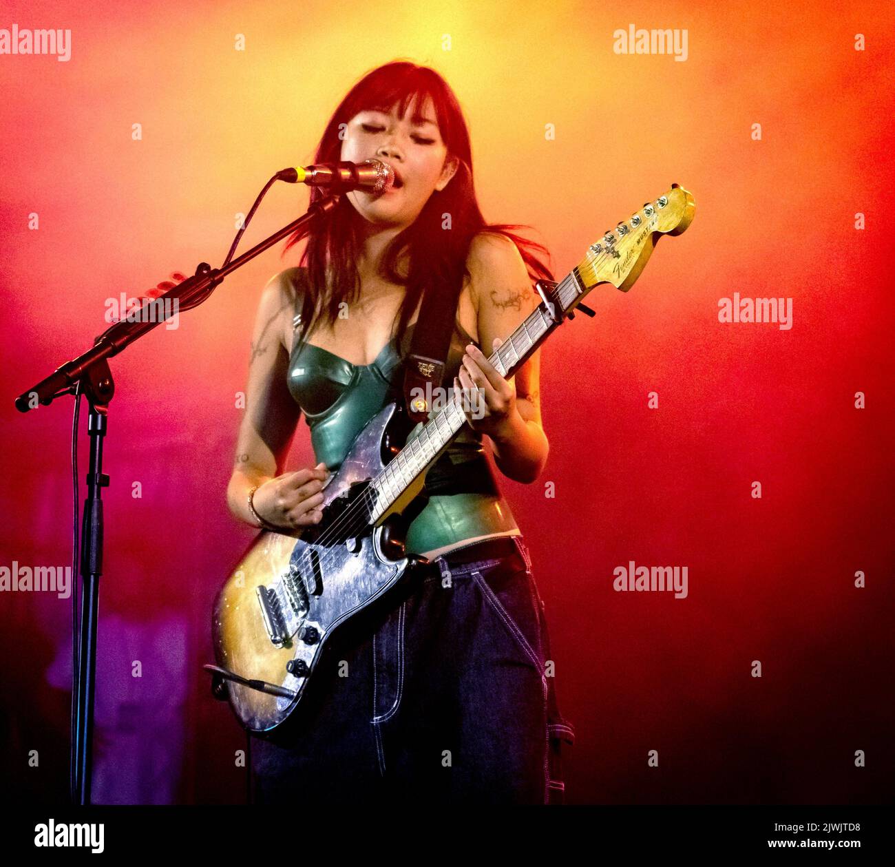 Beebadoobee on the Festival Republic stage at Reading Festival 2022 photo by Mark Anton Smith ...