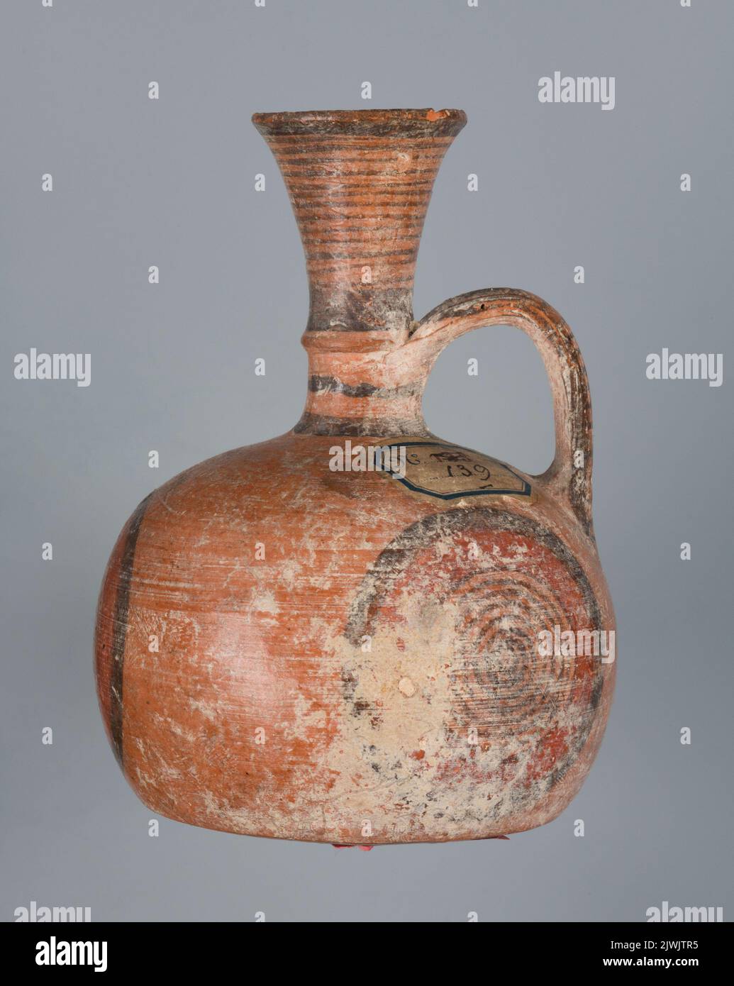 Lekyt Black on Red Ware. unknown, author Stock Photo - Alamy