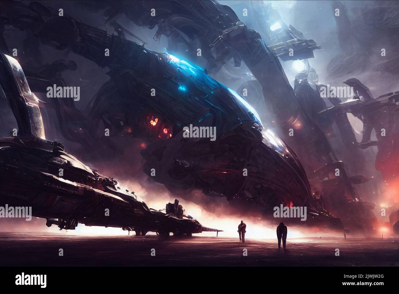 Scifi structure hi-res stock photography and images - Alamy