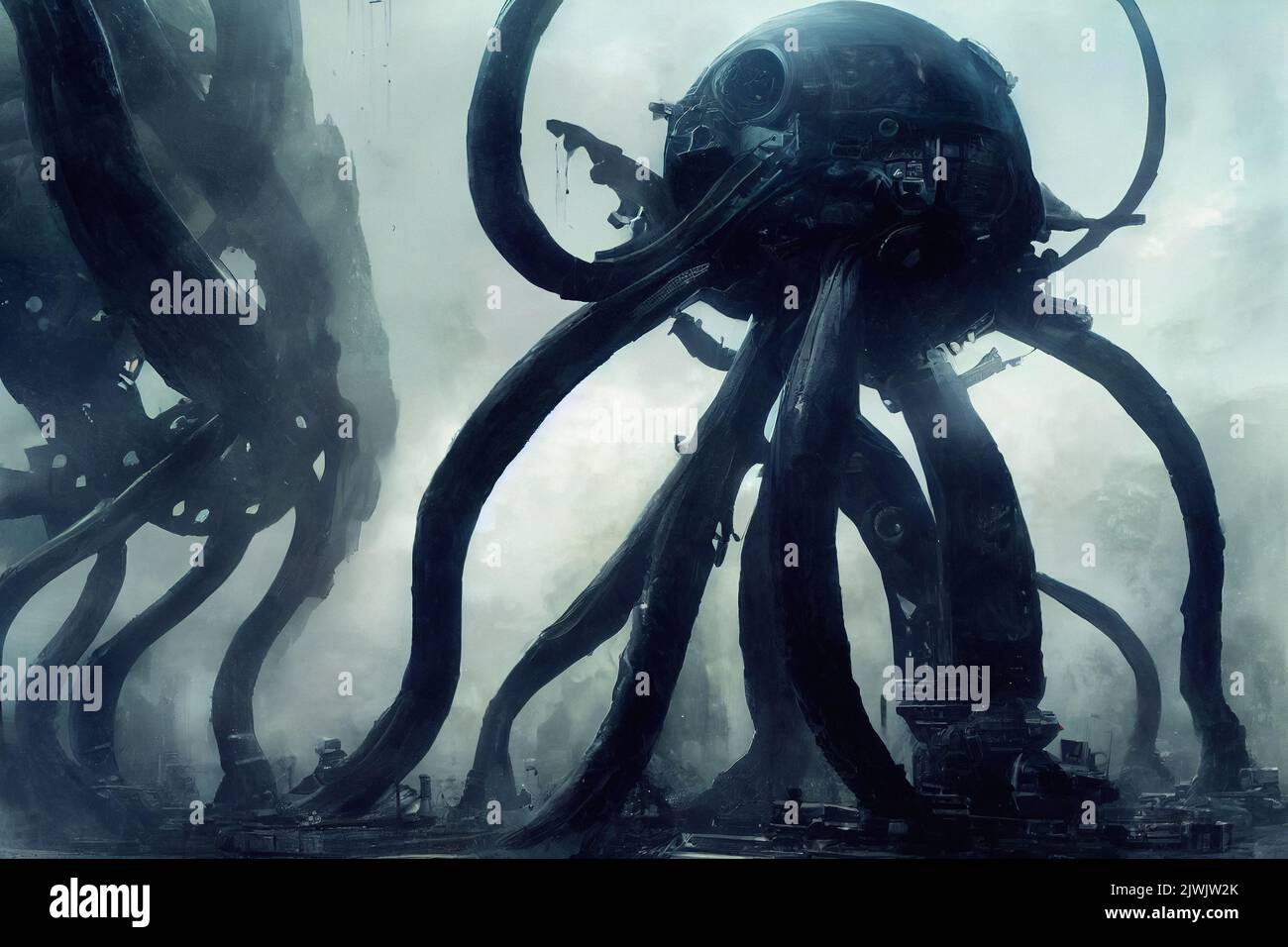 Sci fi planet concept art hi-res stock photography and images - Alamy