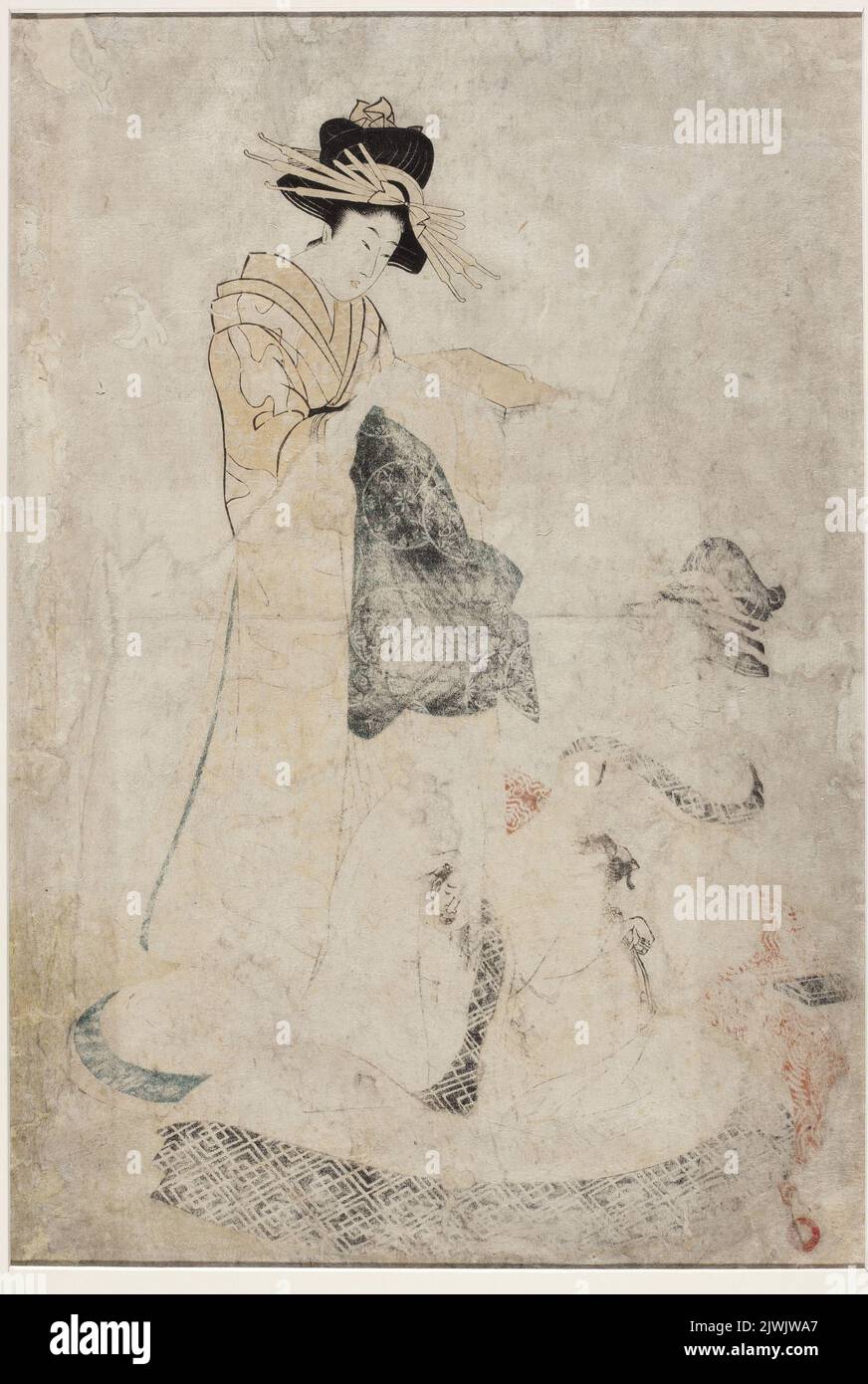 Two courtesans. Utamaro, Kitagawa (1753-1806), graphic artist Stock ... Two courtesans. Utamaro, Kitagawa (1753-1806), graphic artist Stock ...