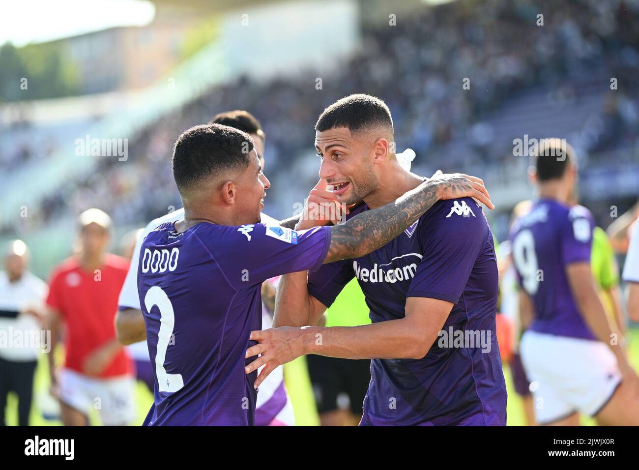 Florence, Italy. 03rd Sep, 2022. Dodo and Mandragora during ACF ...