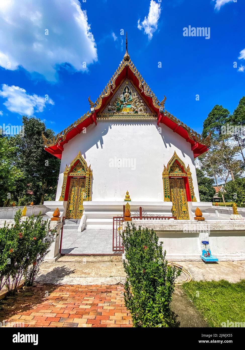 Wat Sri Thanu temple in Koh Phangan, Thailand Stock Photo - Alamy