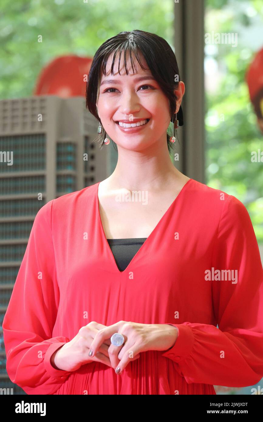 Tokyo, Japan. 6th Sep, 2022. Japanese actress Yu Takahashi poses for photo as she attends the ...