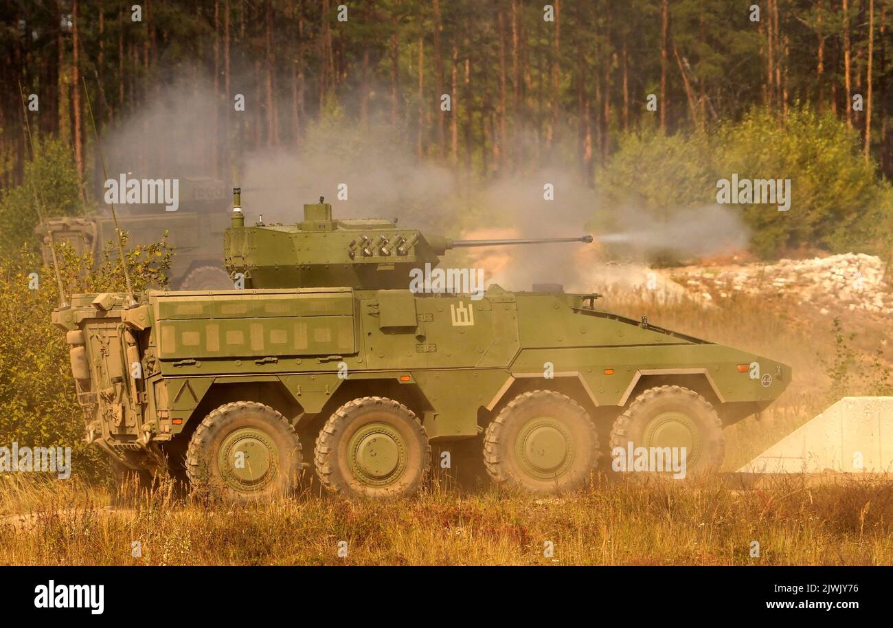 Army boxer vehicles hi-res stock photography and images - Alamy