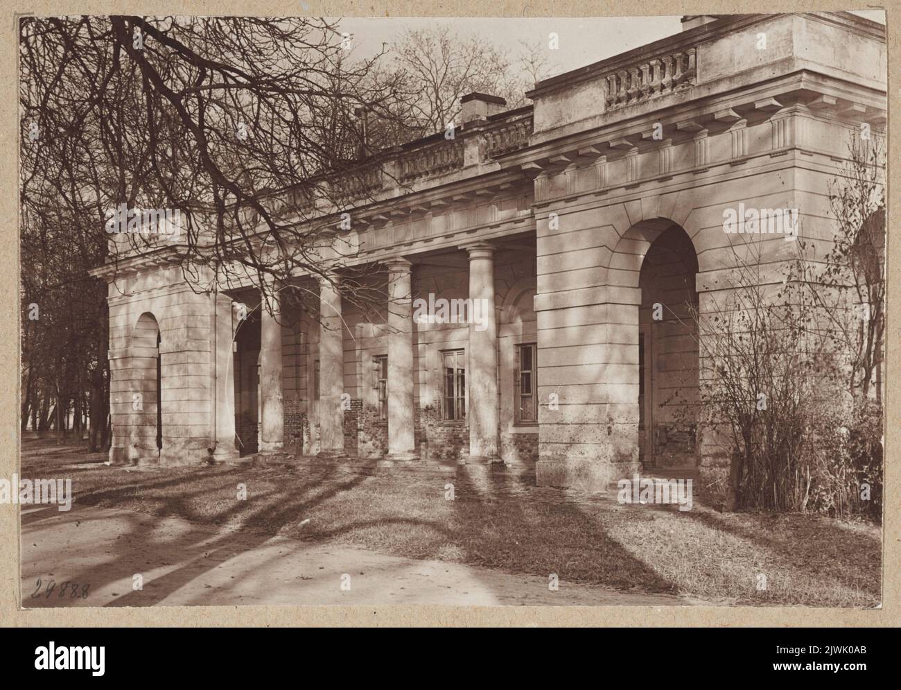 Warsaw. Royal Łazienki Park. Old Guard House. Bułhak, Jan (1876-1950 ...