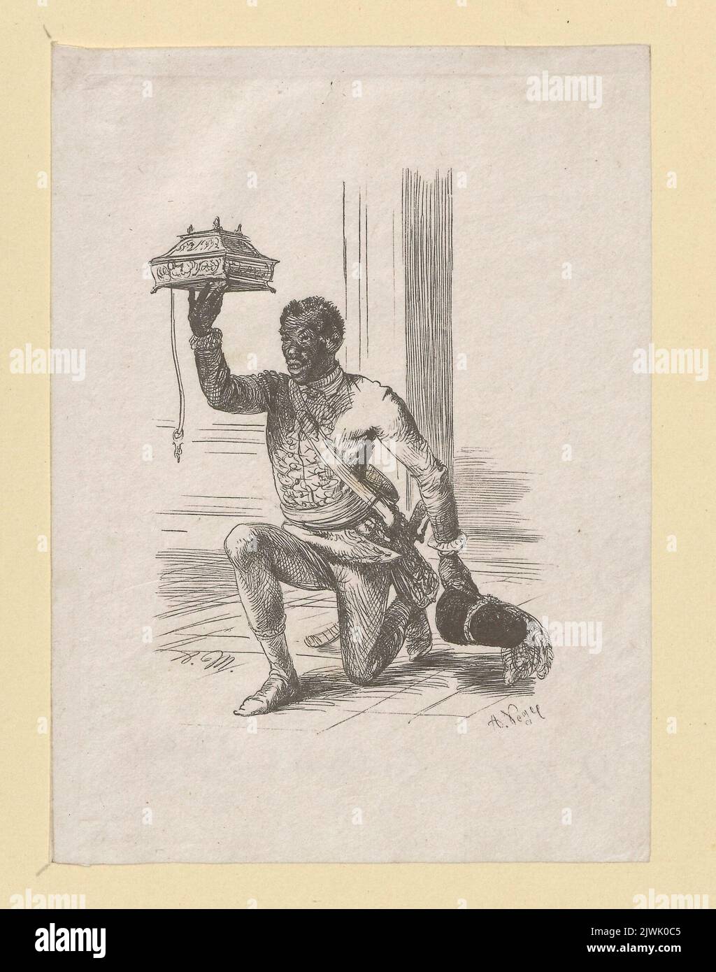 Vignette zur "Epistel an die Köigin Mutter". Menzel, Adolph (1815-1905 ...