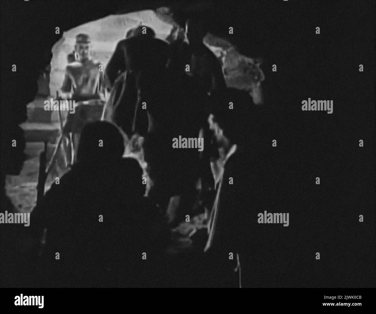 Last of the Mohicans vintage movie screen Stock Photo - Alamy