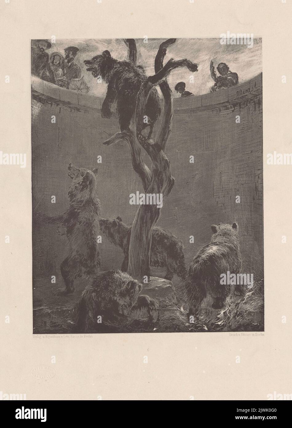 Bären, Bl. 6. Hesse, Johannes (1847-1916), printing house, Menzel ...