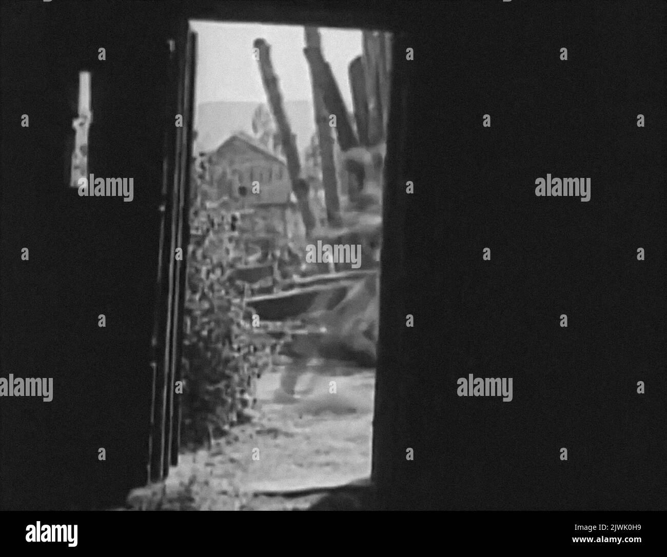 Last of the Mohicans vintage movie screen Stock Photo - Alamy