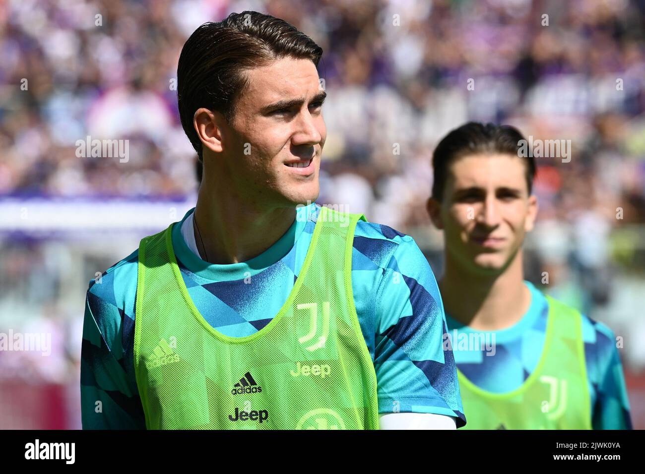 Florence, Italy. 03rd Sep, 2022. Dusan Vlahovic portrait during ACF ...