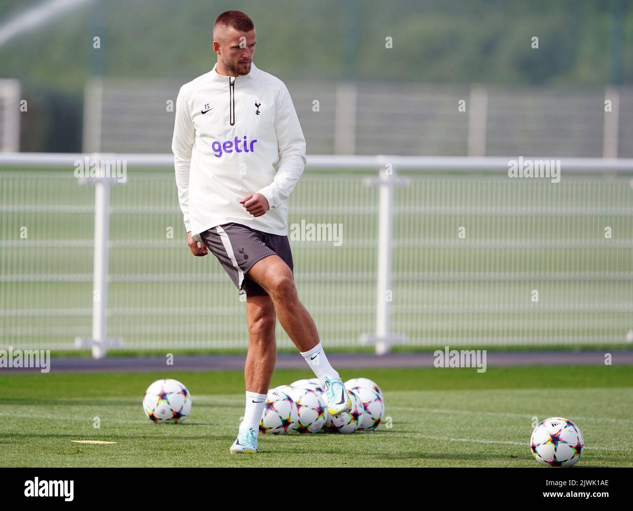 Tottenham Hotspur's Eric Dier during a training session at Hotspur Way ...
