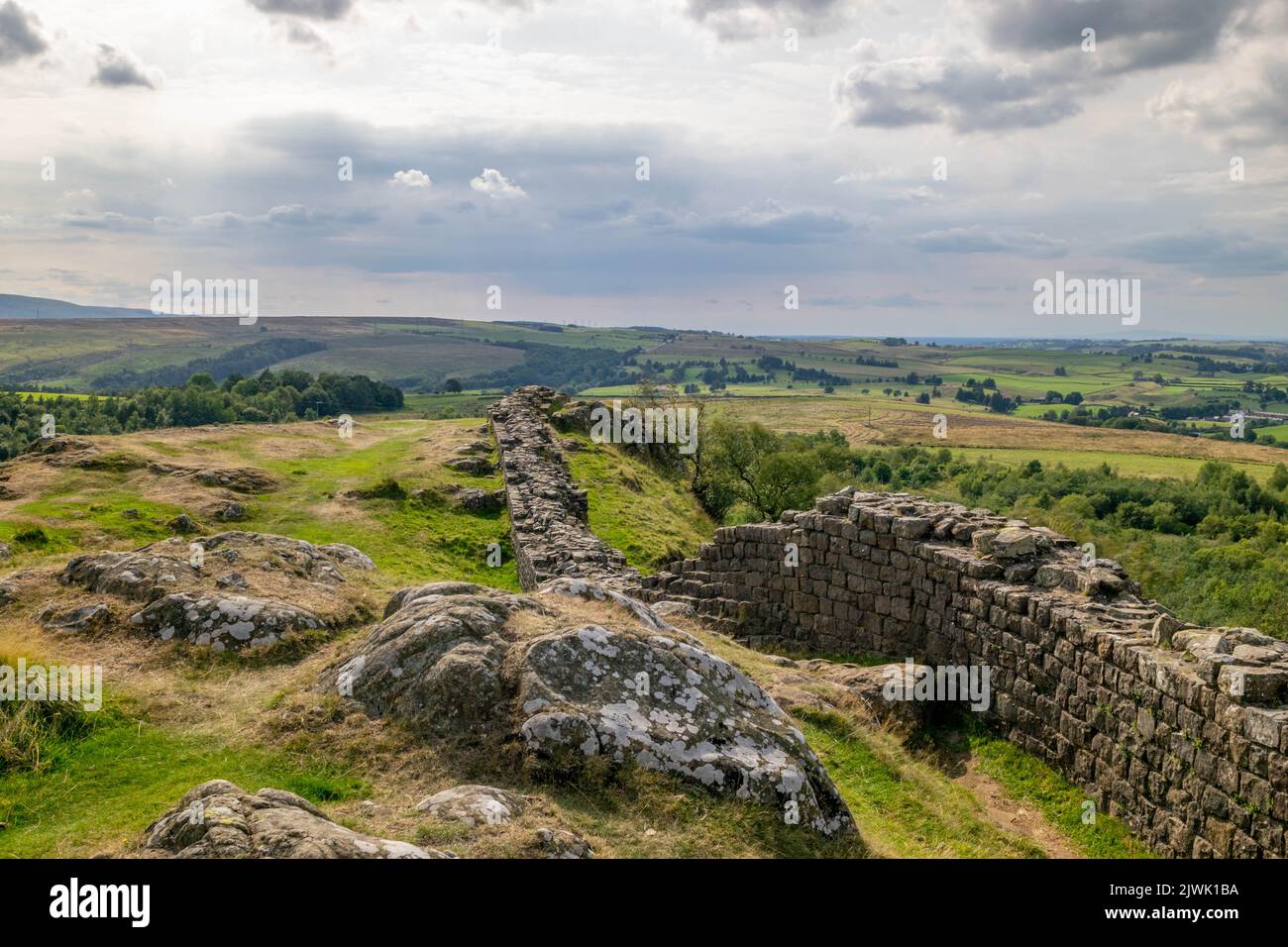 Hadrians wall walltown hi-res stock photography and images - Alamy
