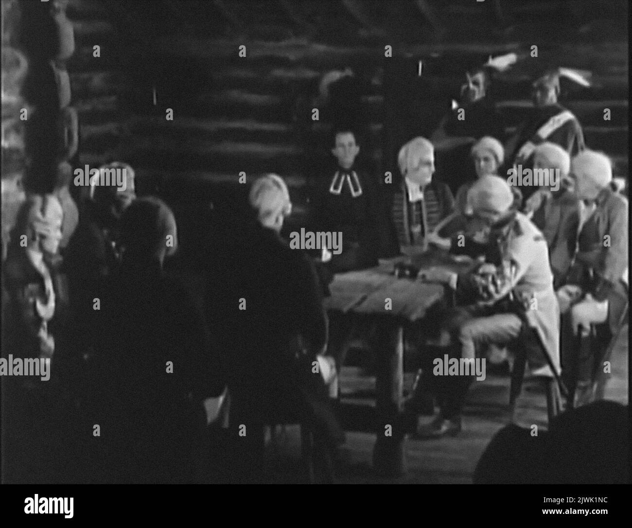 Last of the Mohicans vintage movie screen Stock Photo - Alamy
