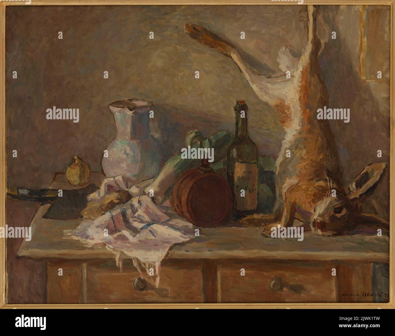 Still life (with a hare). Pękalski, Leonard (1896-1944), painter Stock ...