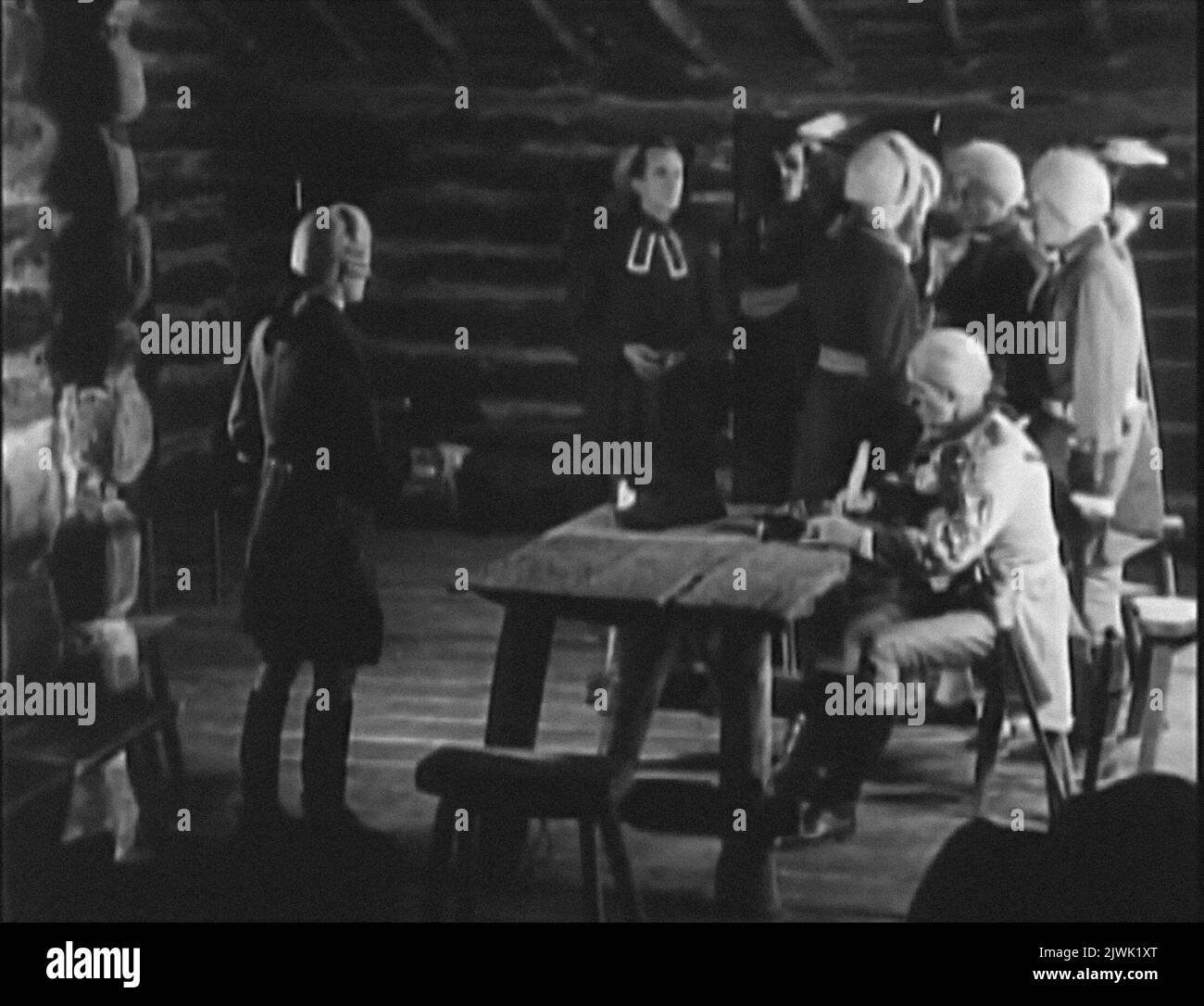 Last of the Mohicans vintage movie screen Stock Photo - Alamy