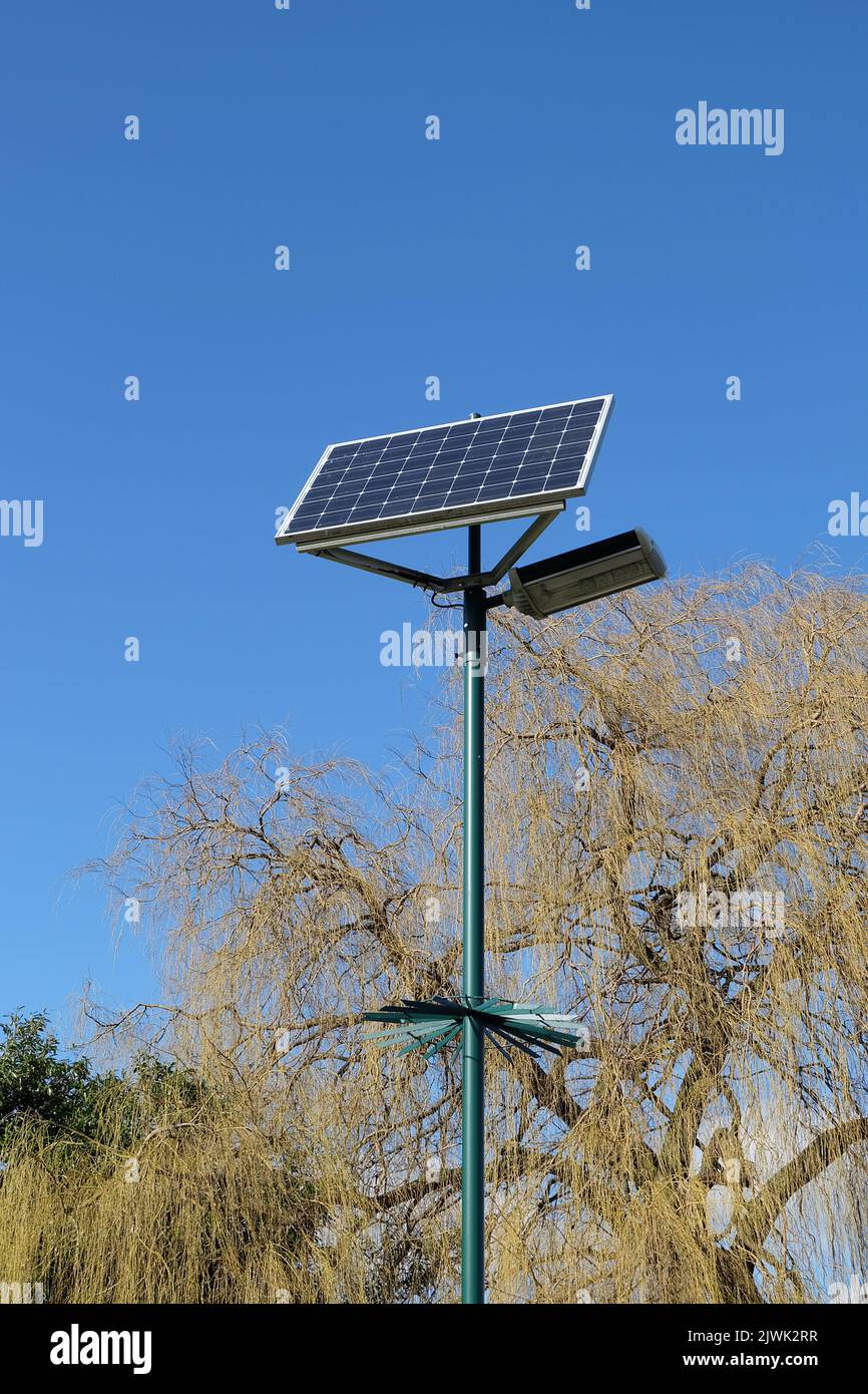 Street lighting powered solar energy hi-res stock photography and ...