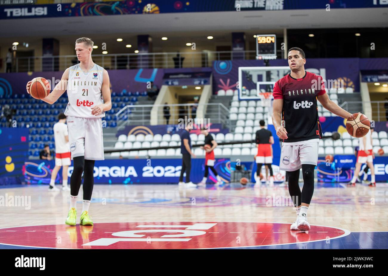 Belgium's Vrenz Bleijenbergh and Belgium's Emmanuel Manu Lecomte ...