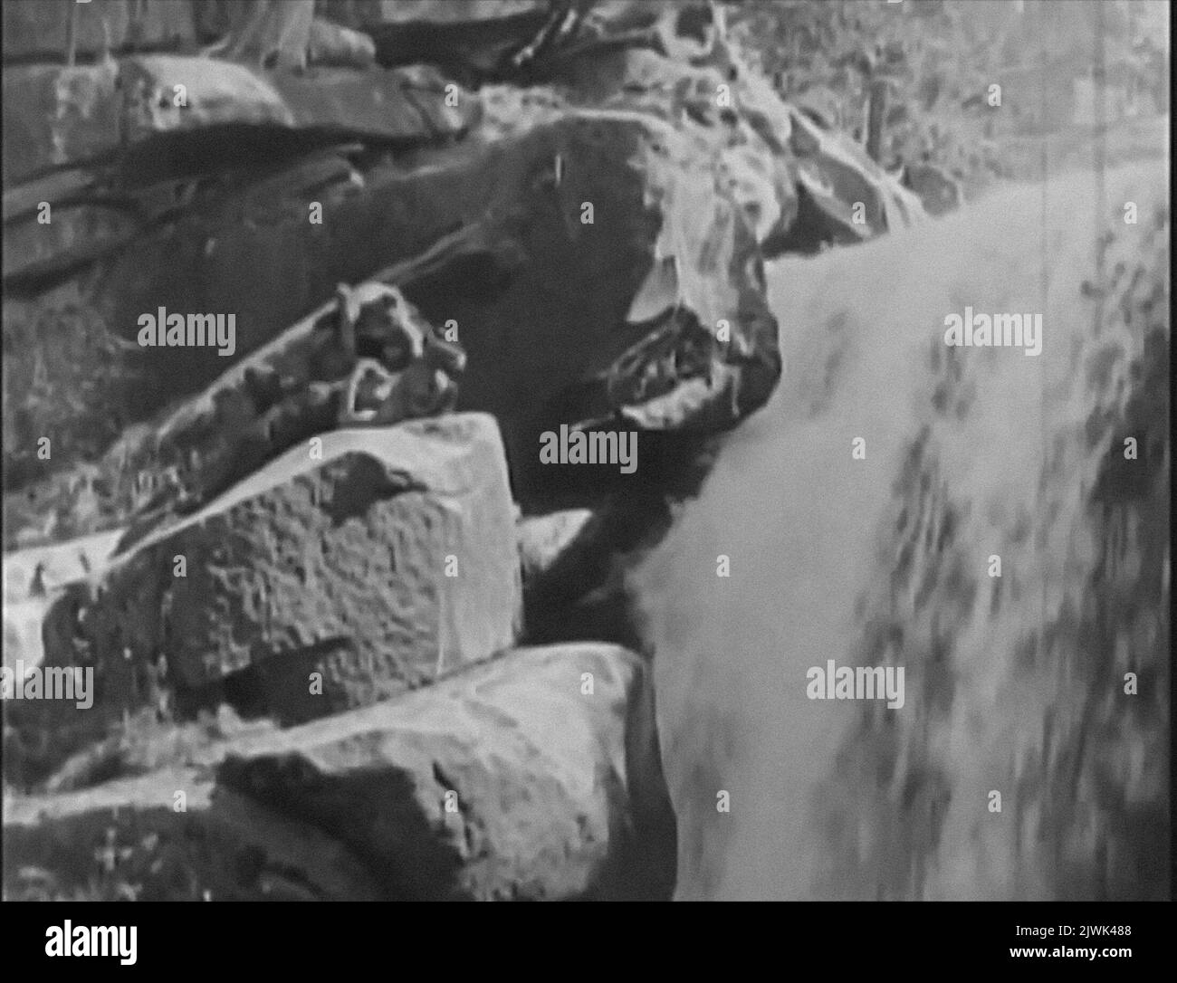 Last of the Mohicans vintage movie screen Stock Photo - Alamy