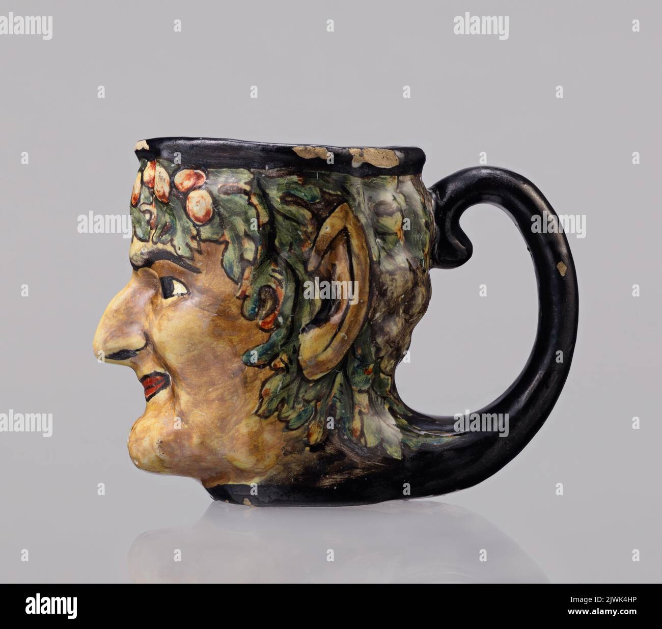 Mug. Nieborów (manufaktura majoliki ; 1881-1899), factory Stock Photo ...