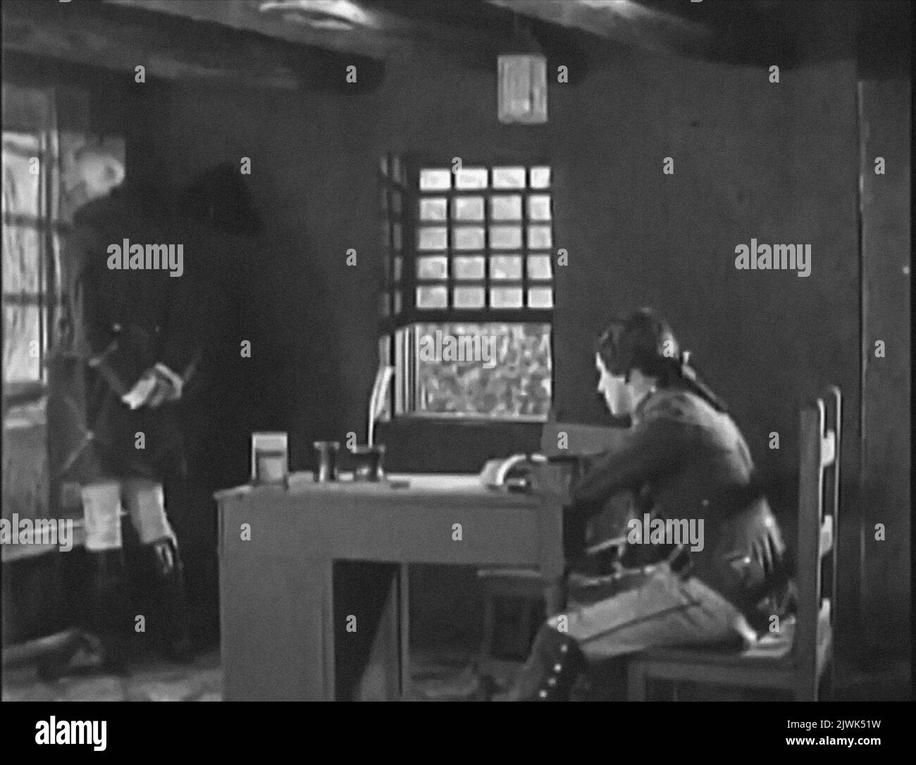 Last of the Mohicans vintage movie screen Stock Photo - Alamy