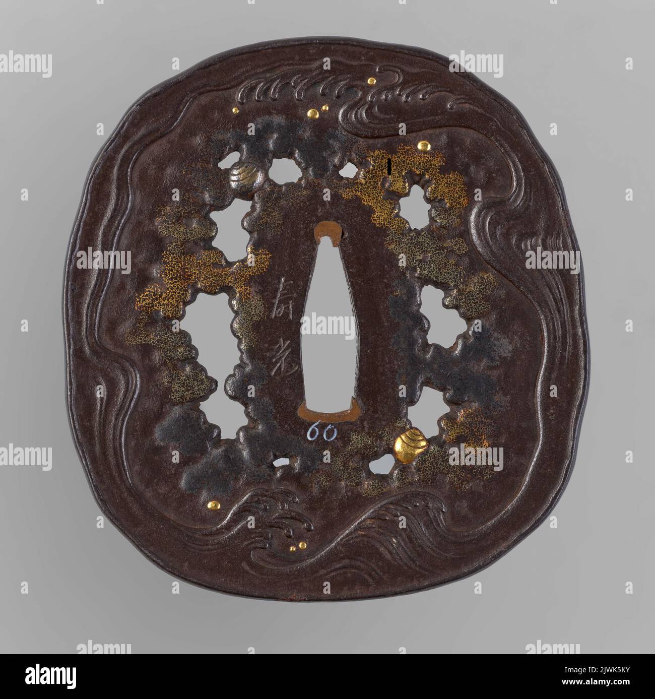 Sword Guard (tsuba). Tanaka-Toryusai, school, Toshimitsu, metalwork ...