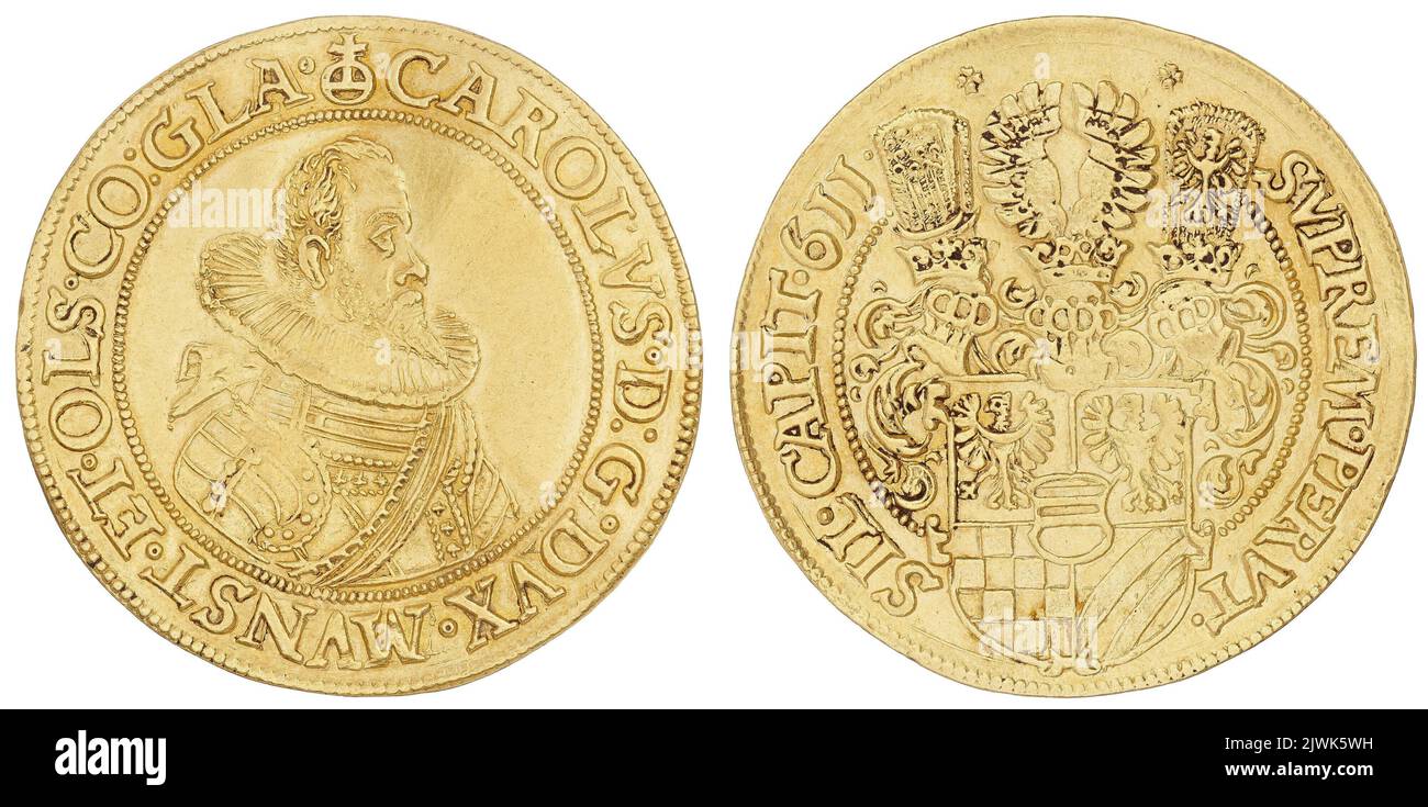 5 ducats (thaler stamp). Karol II (książę oleśnicki ; 1587-1617), ruler ...