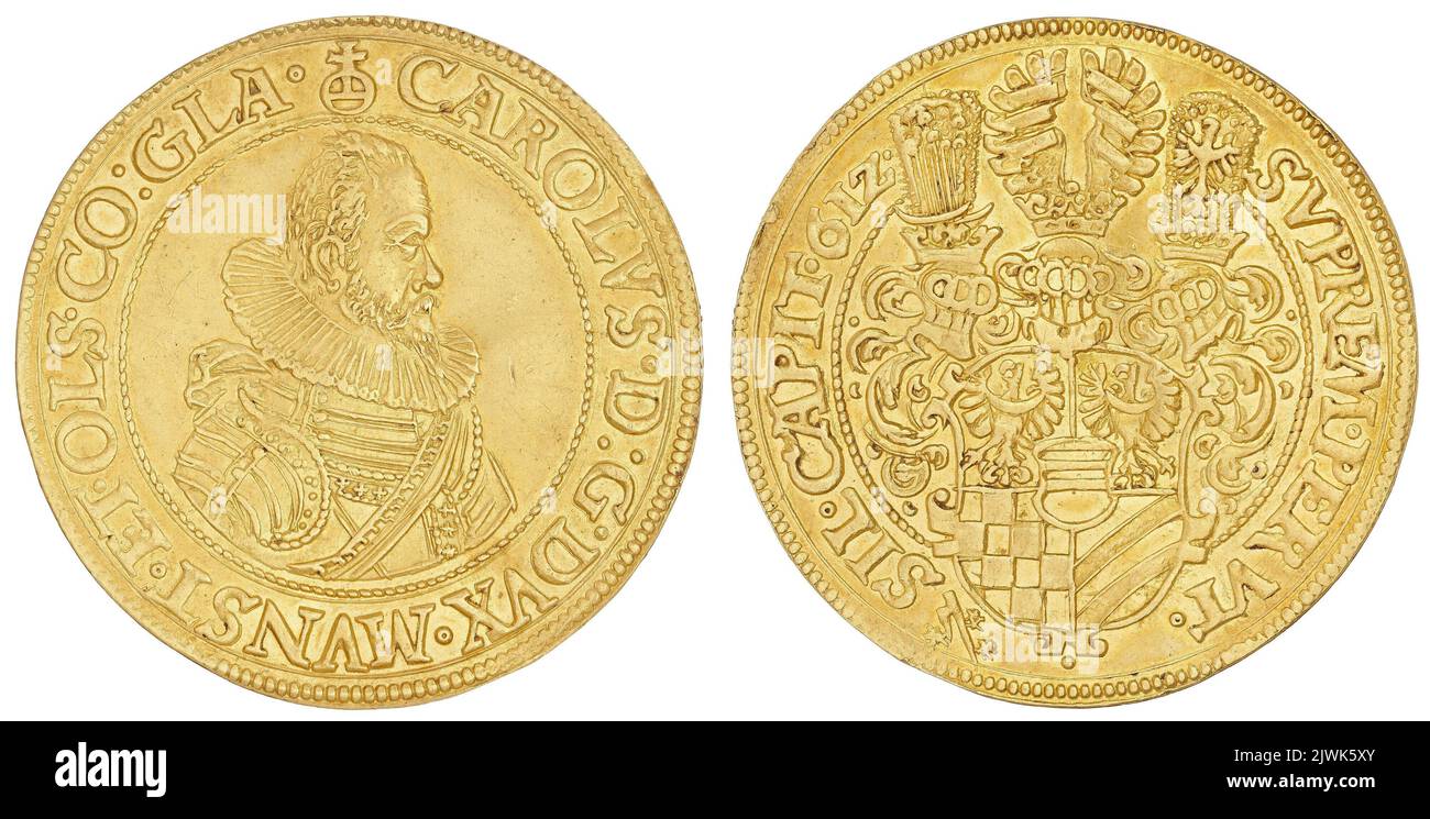 5 ducats (thaler stamp). Karol II (książę oleśnicki ; 1587-1617), ruler ...